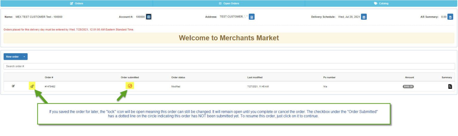 Online Ordering Instructions | Merchants Market Group